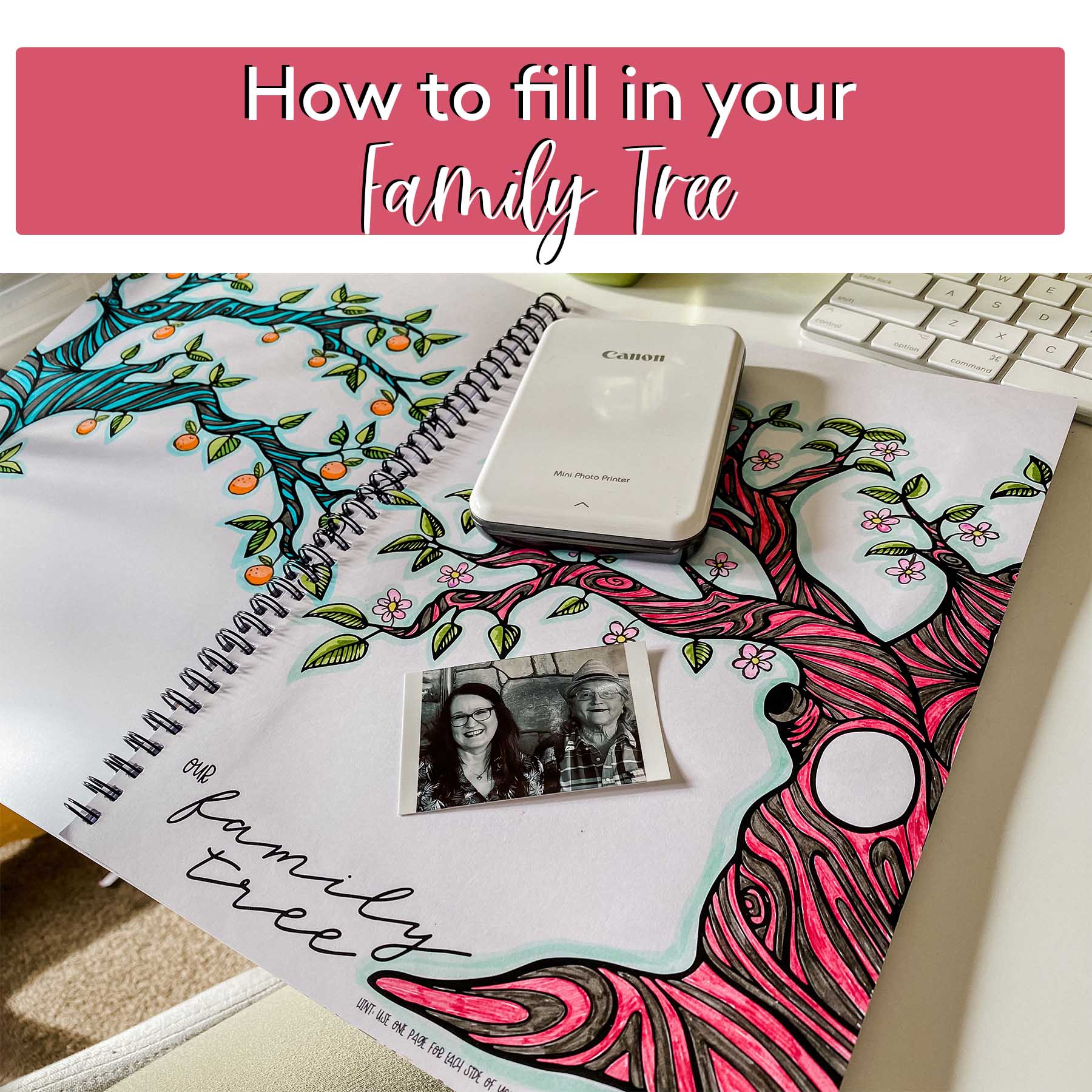 Grandparents Memory Book - How to do your family tree – Blueberry Co