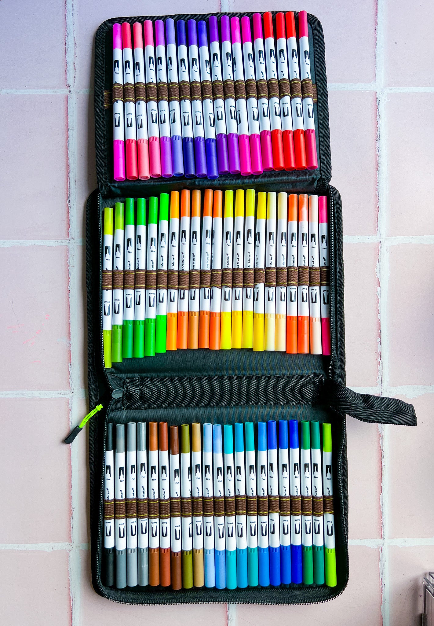 Dual Tip Brush Pens Set 60 – Blueberry Co