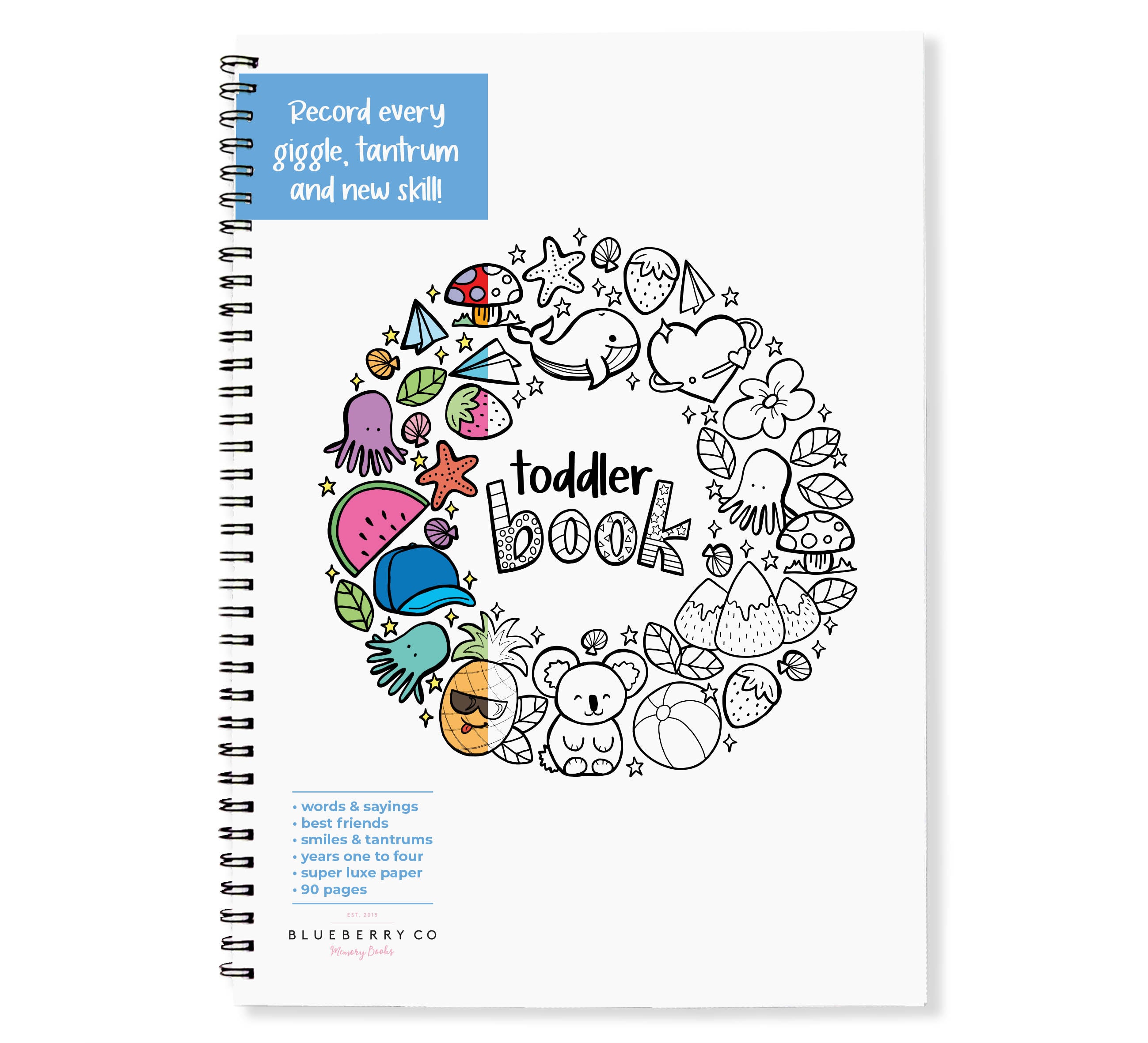The Toddler Memory Book as Cheeky as your Munchkin | Blueberry Co ...