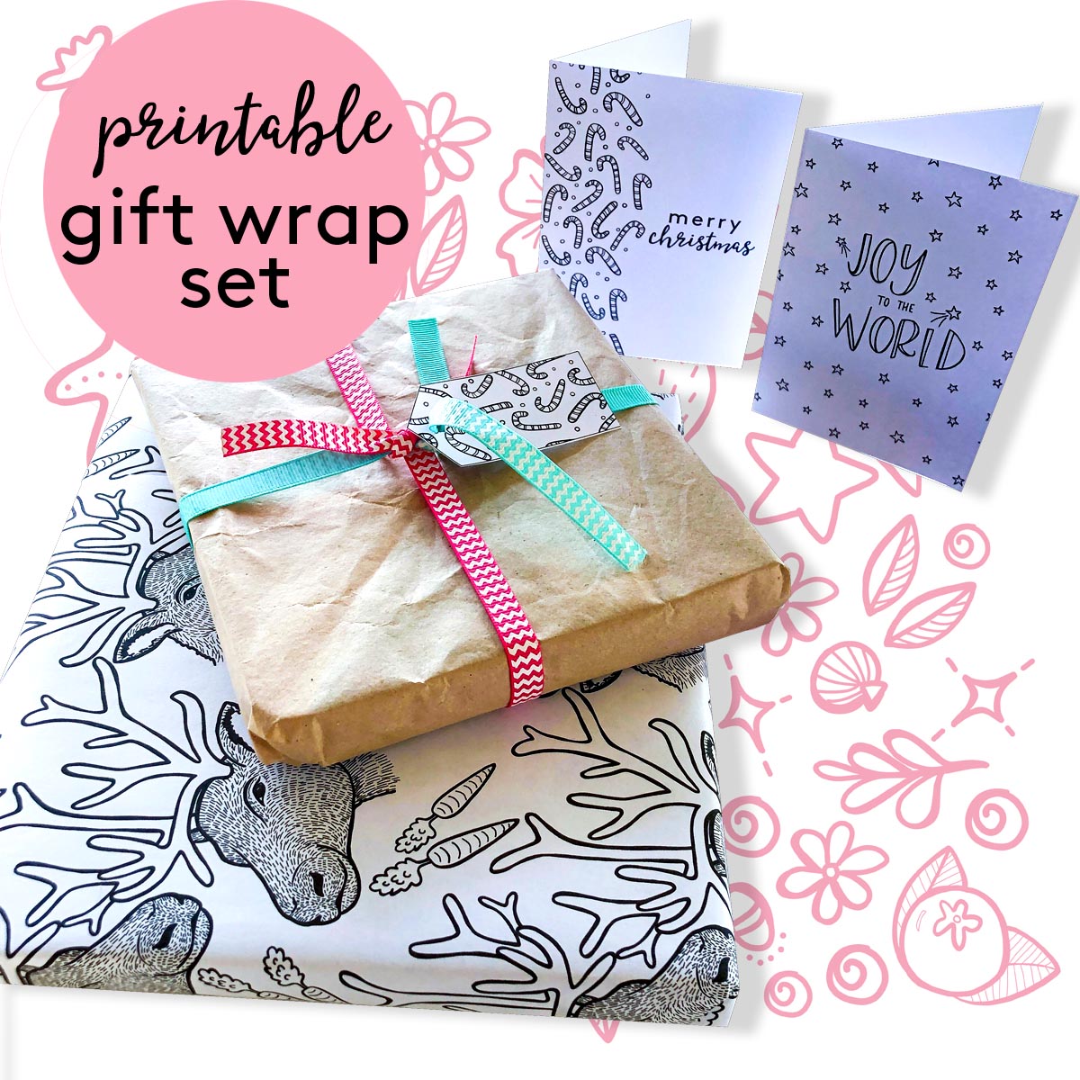 Gift Wrapping Set {digital download} – Blueberry Co